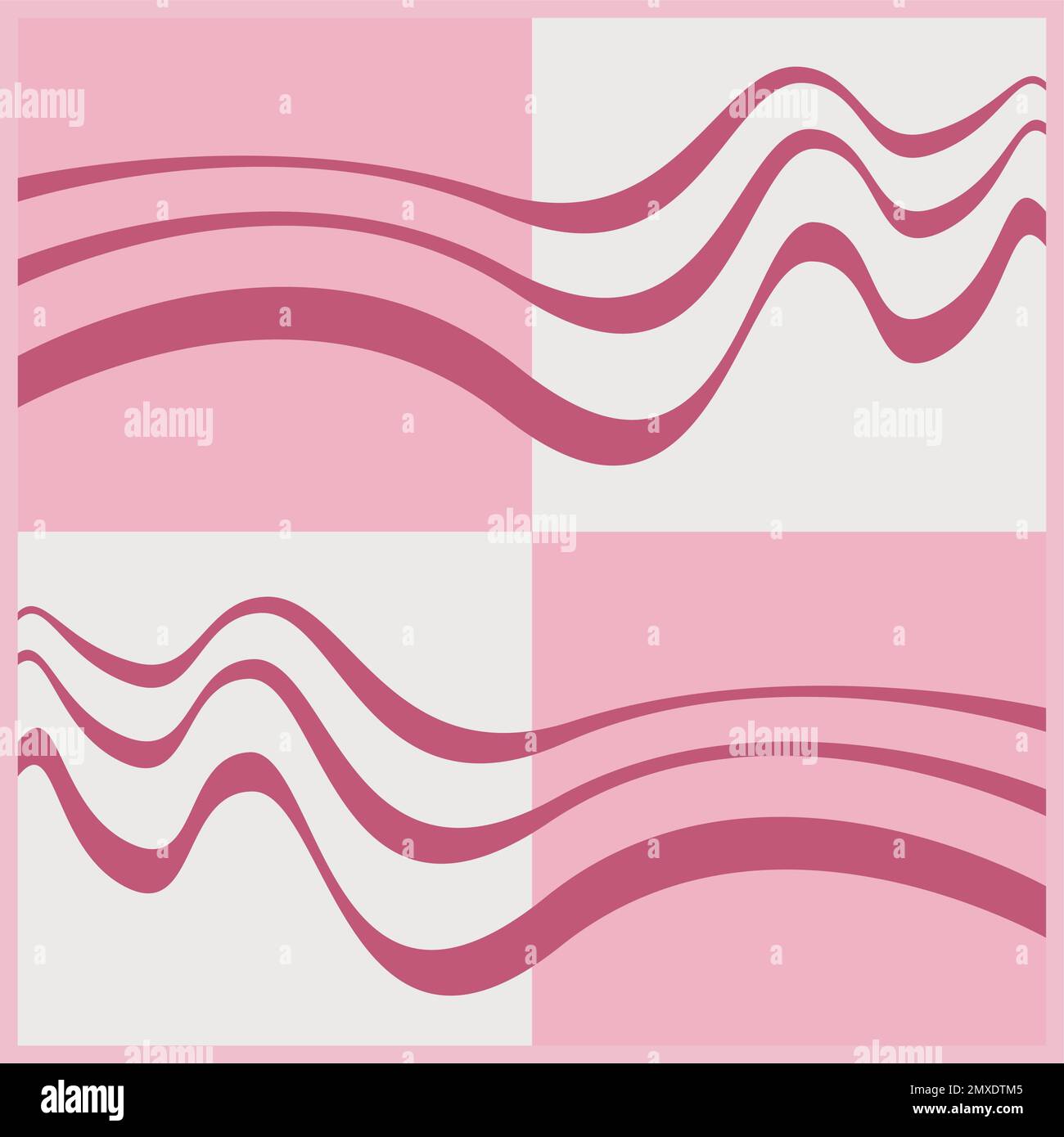 Waving abstract geometric pattern. Vector Illustration Stock Vector ...