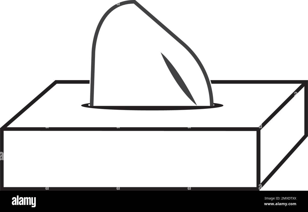 Tissue box icon transparent vector isolated illustration Stock Vector ...