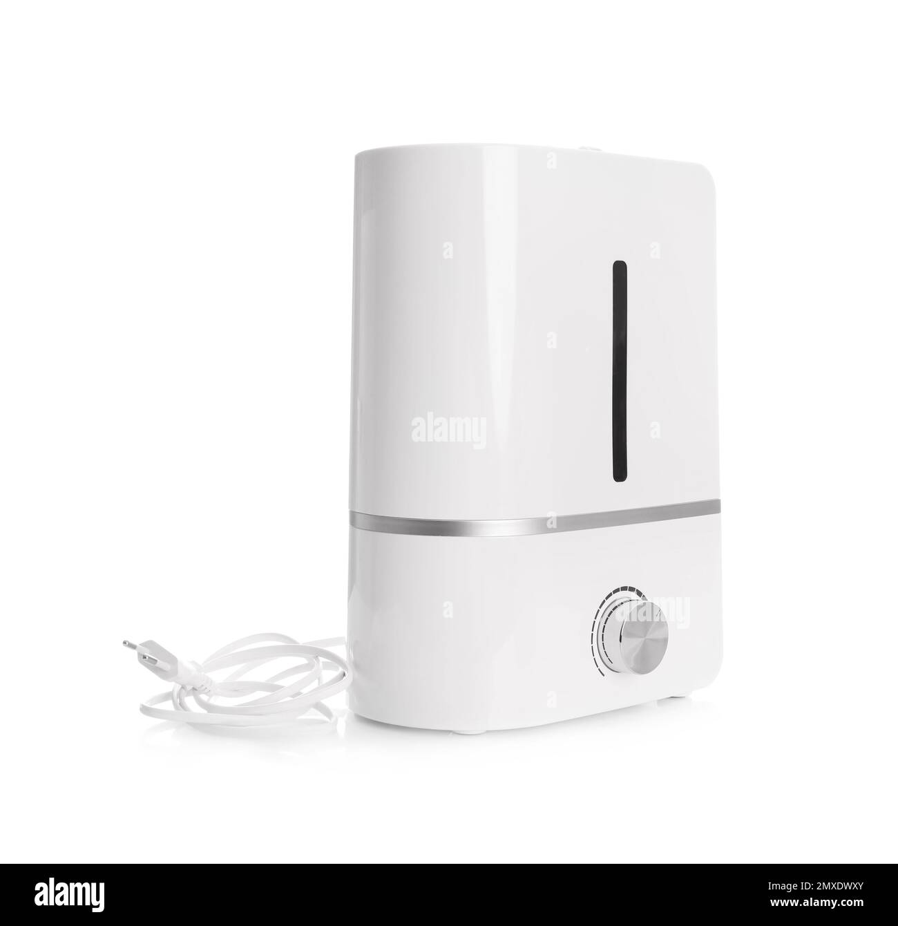 Modern stylish air humidifier isolated on white Stock Photo - Alamy
