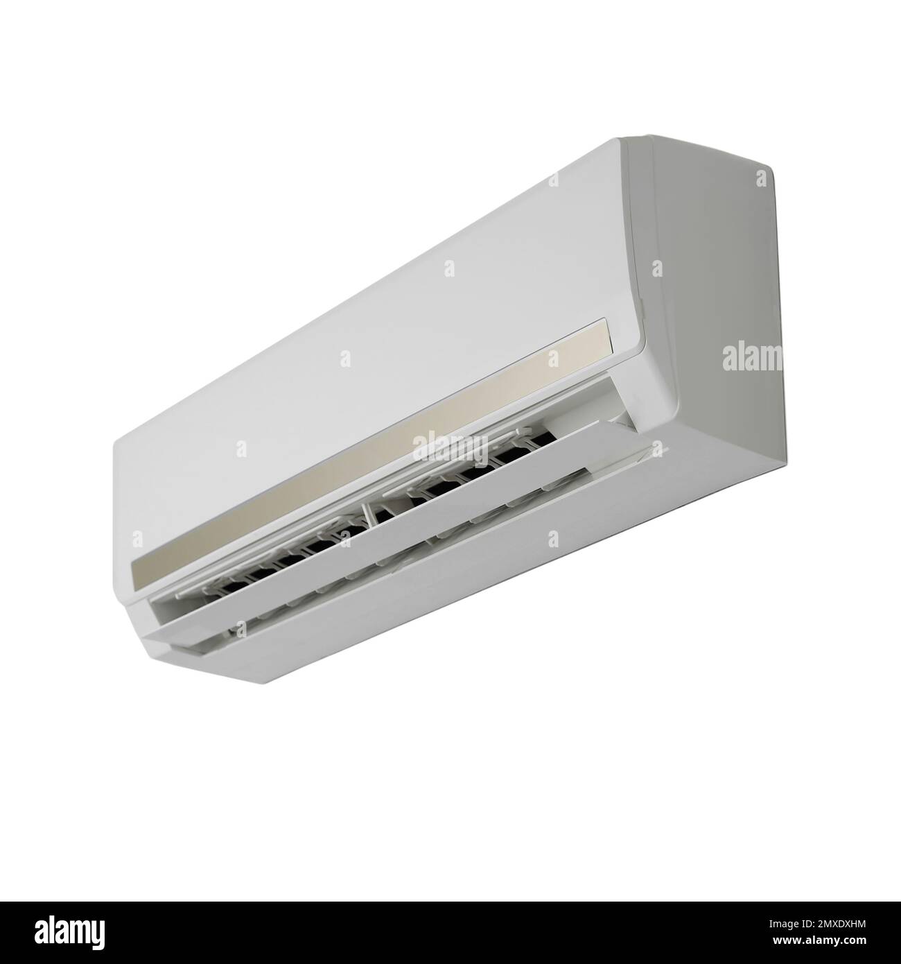 Modern air conditioner isolated on white. Home appliance Stock Photo ...