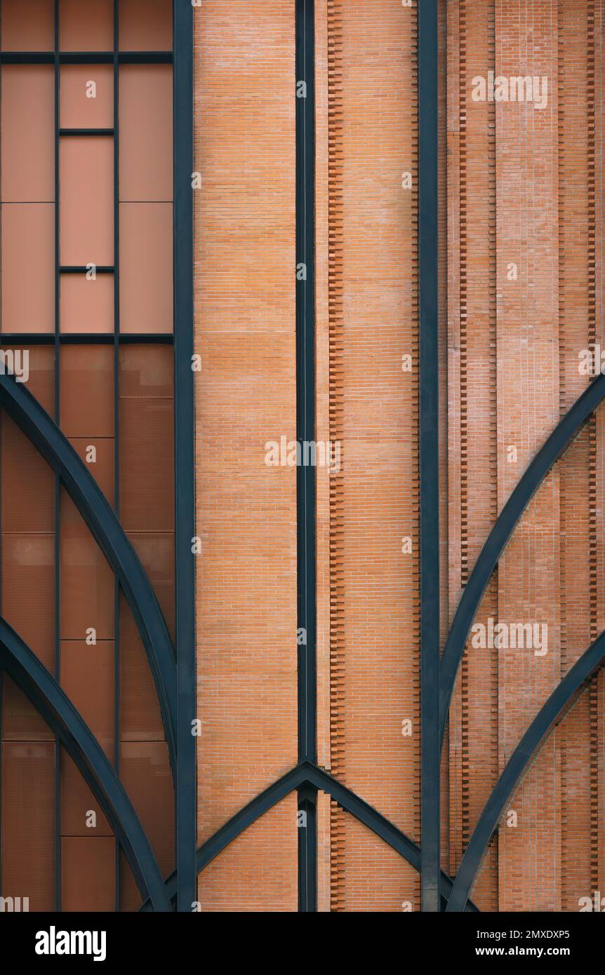 modern architecture industrial decoration style exterior with metal ...