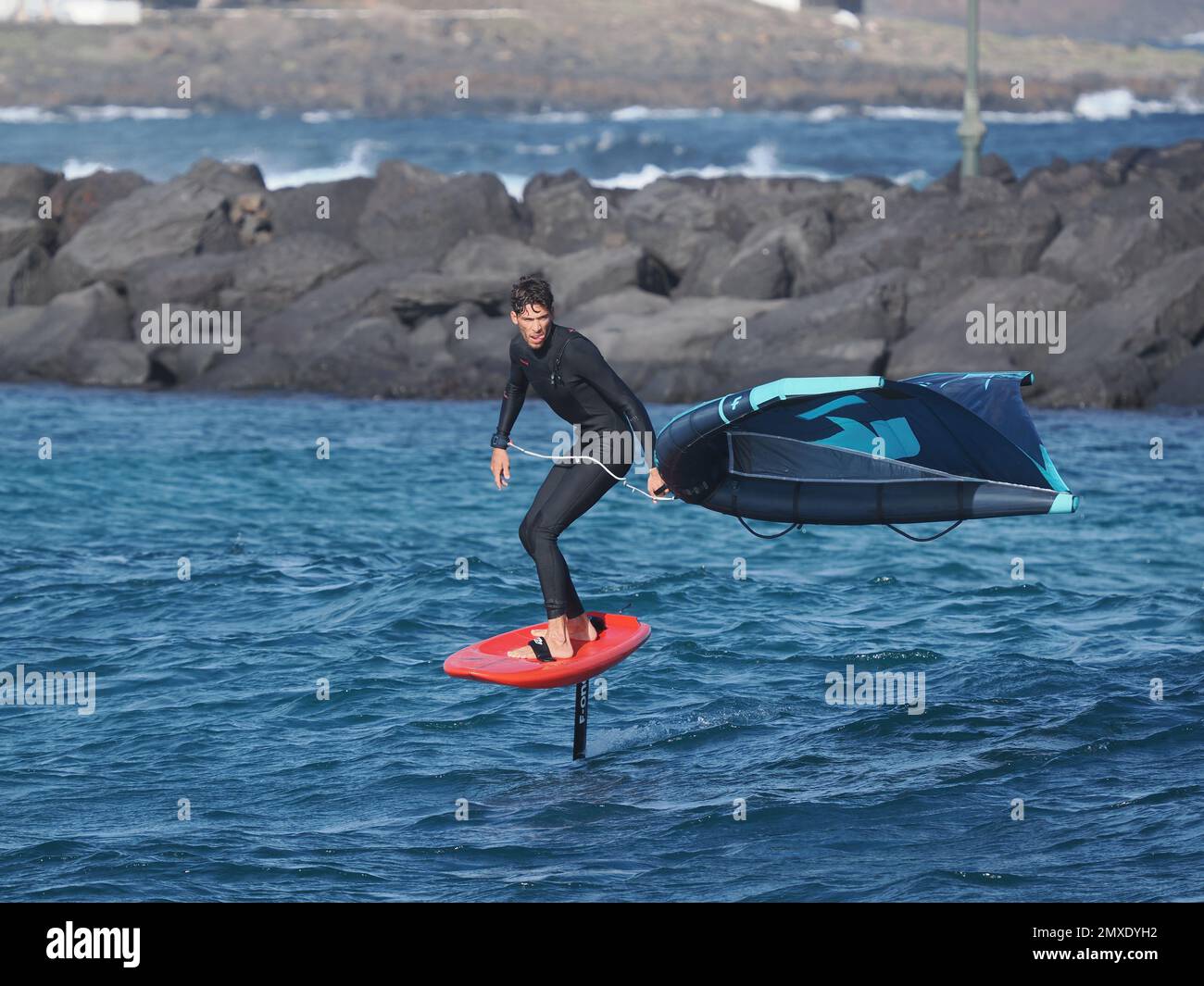 One of the newest water sports is wing foil surfing, for which the bay ...