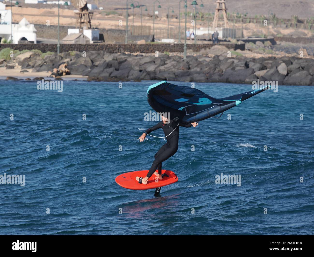 Inflatable air tubes on the wing hi-res stock photography and images ...