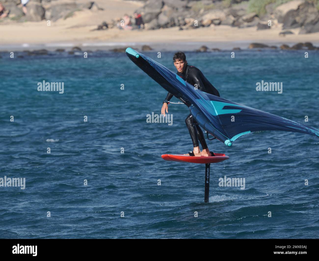 Inflatable air tubes on the wing hi-res stock photography and images ...