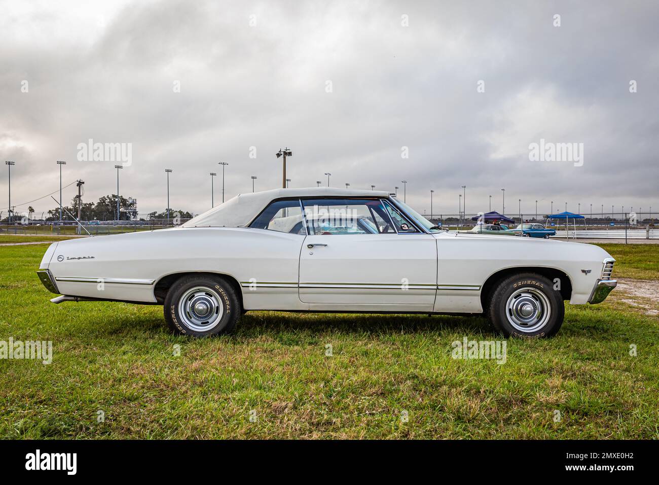 Daytona Beach, FL - November 26, 2022: High perspective side view of a ...