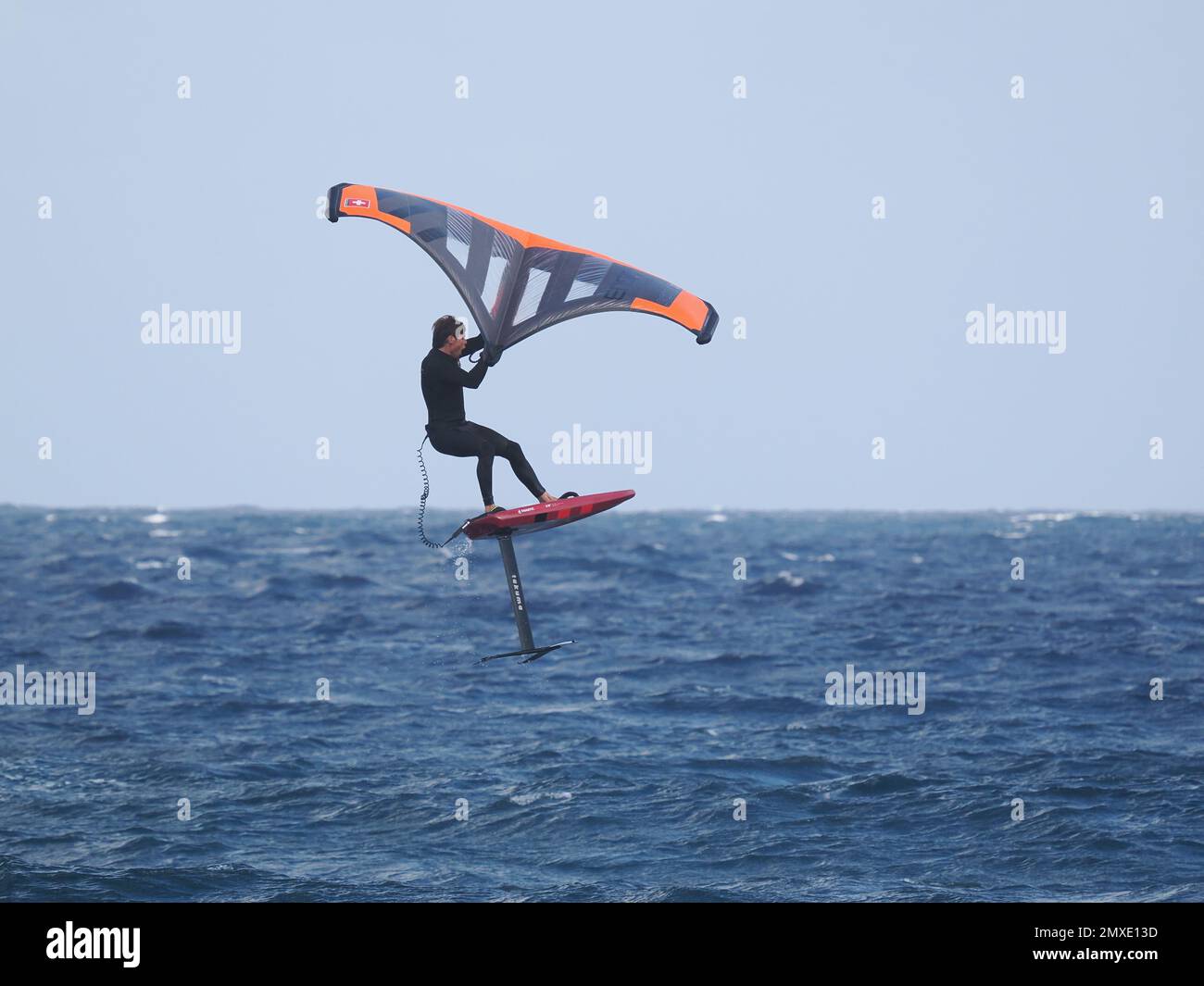 One of the newest water sports is wing foil surfing, for which the bay ...