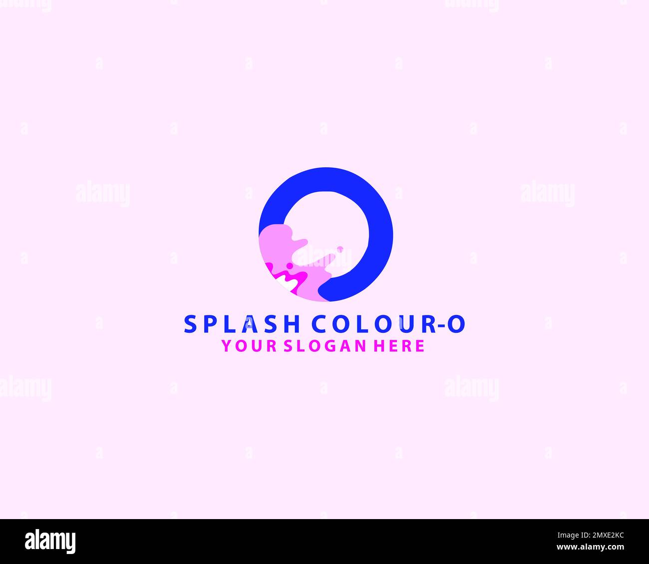 Ink Splash Logo Abstract Ink Splash Symbol Concept Template For Letter