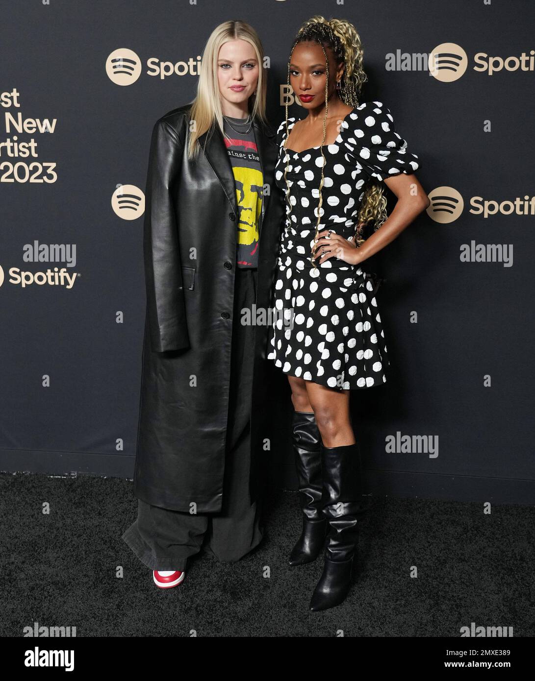 West Hollywood, CA, February 2, 2023. (L-R) Reneé Rapp and Alyah ...