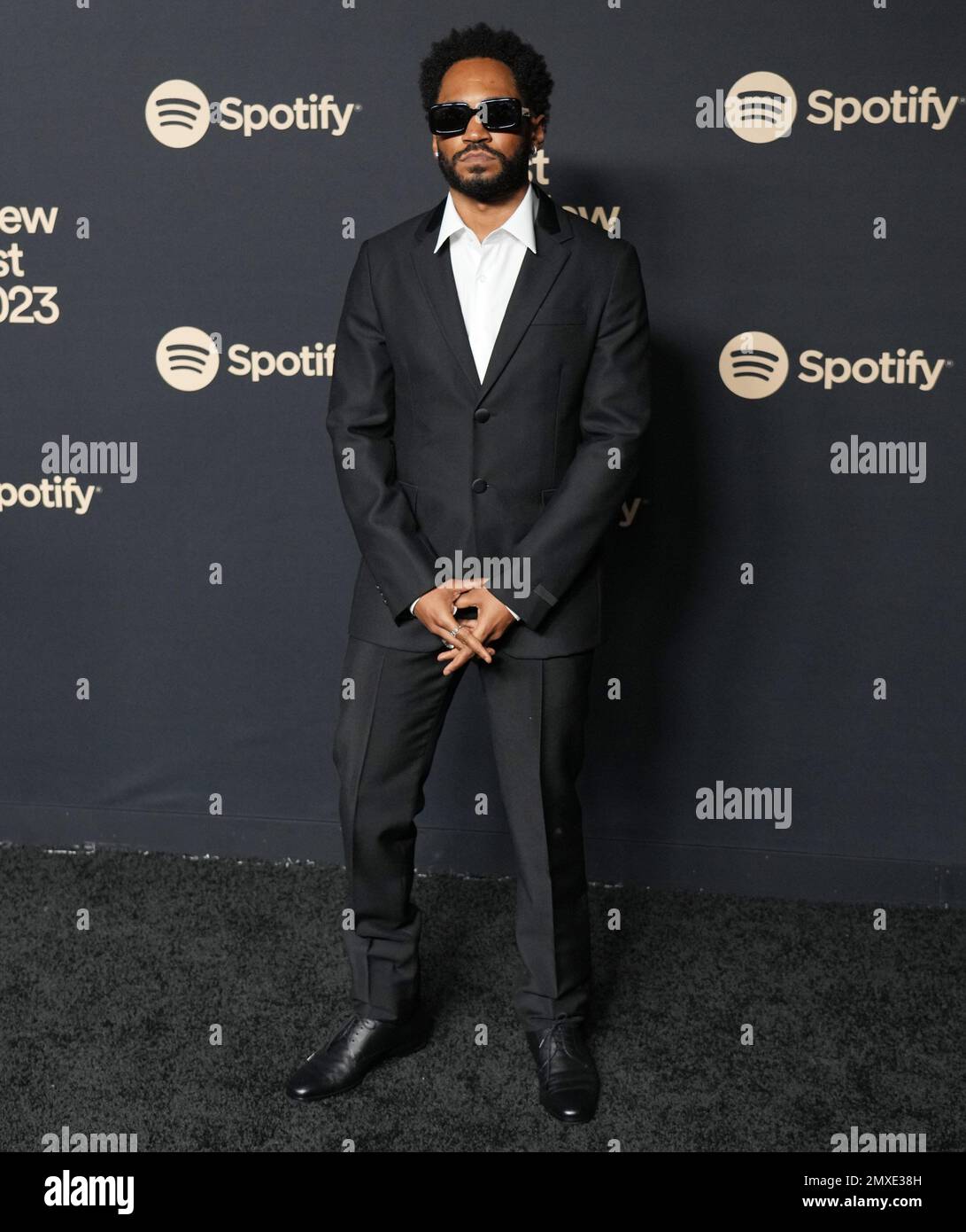 West Hollywood, CA, February 2, 2023. Kaytranada arrives at the Spotify ...