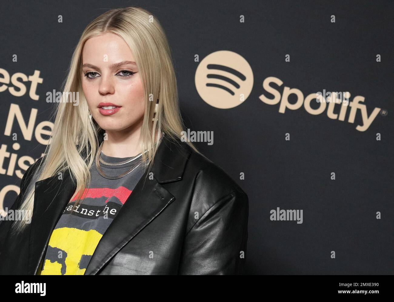 Los Angeles, USA. 02nd Feb, 2023. Reneé Rapp arrives at the Spotify's ...