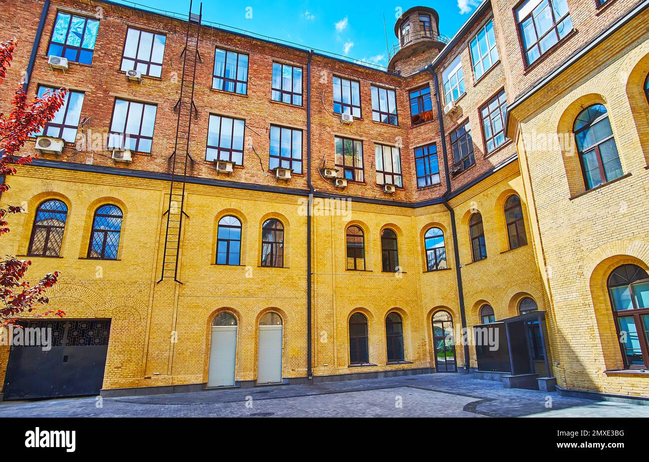 The buildings of former Arsenal Plant serves as the offices, cafes and ...