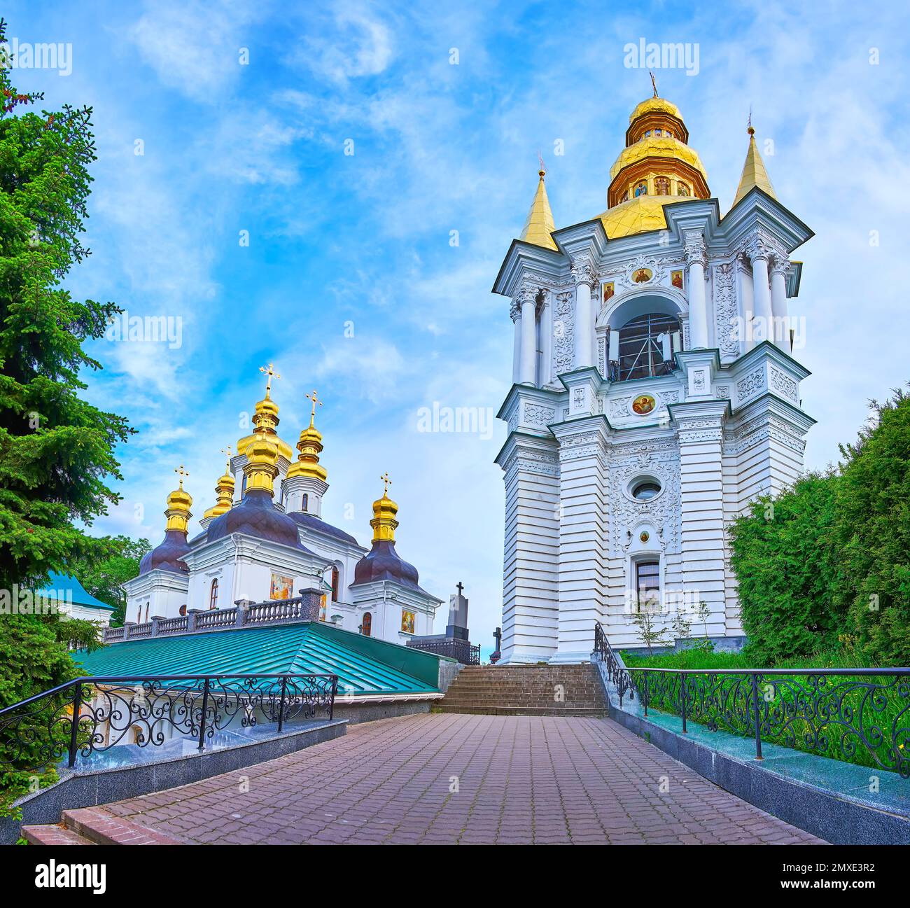 The Church of Nativity of Mother of God and its separate belfry, Kyiv ...