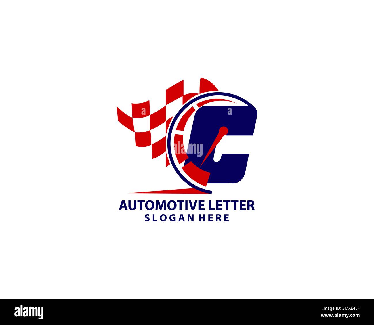 Logo Speed racing, Letter C speedometer logo Stock Vector Image & Art ...