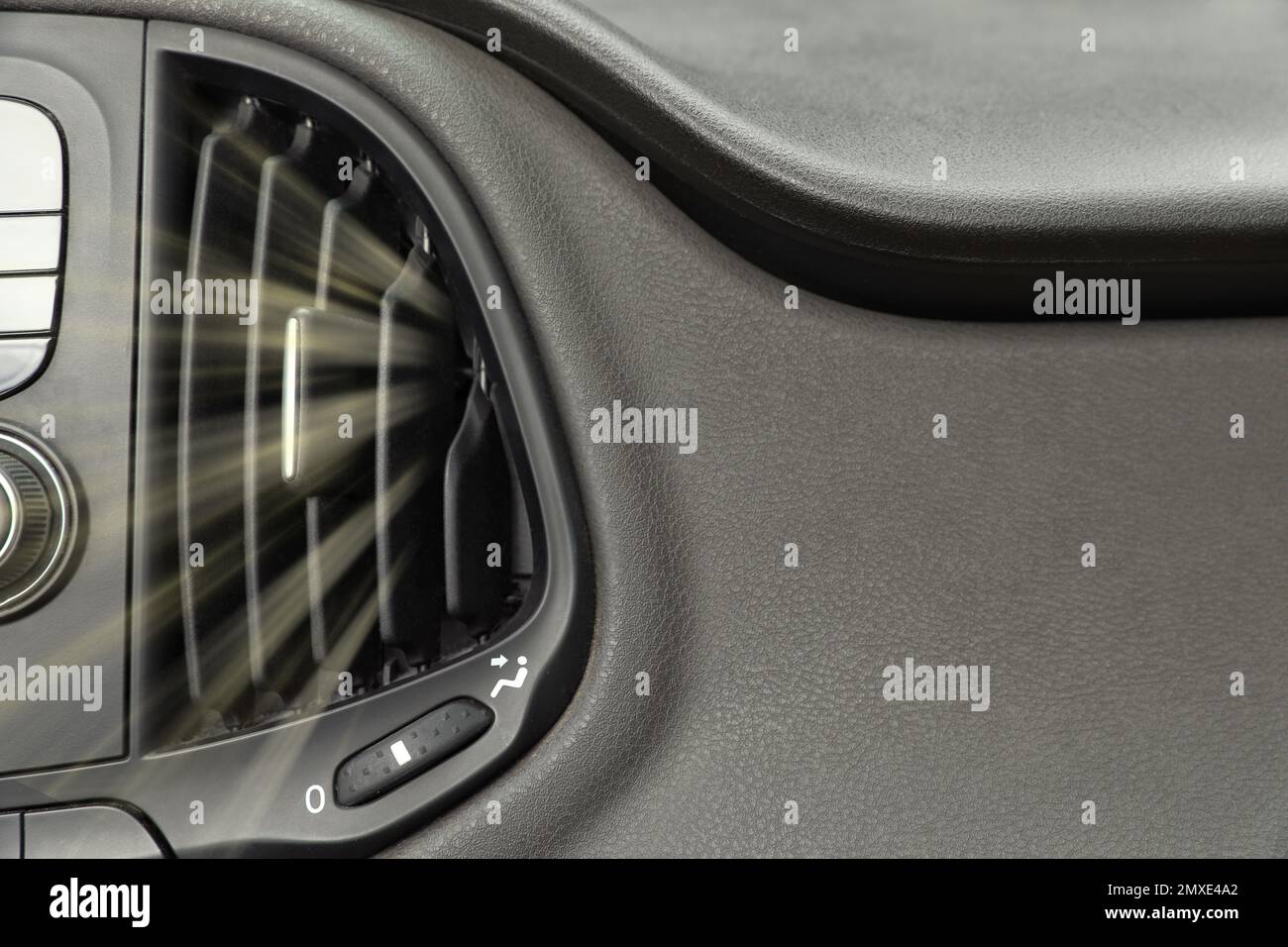 Air conditioner system in modern car, closeup Stock Photo - Alamy