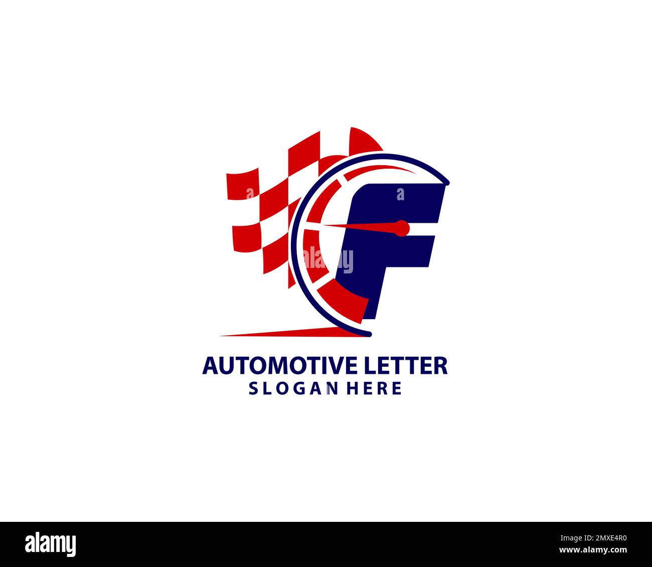 Car Automotive Logo On Letter F Speed Concept. Sport Car Template For ...