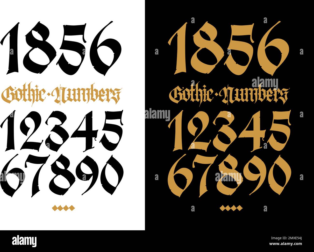 Fancy Number Fonts For Tattoos