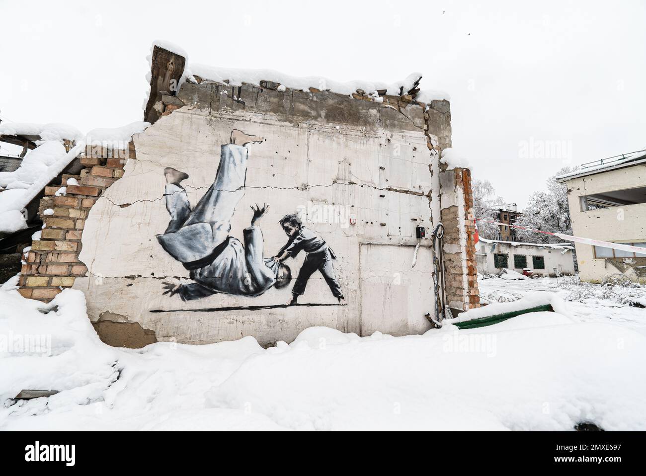 Banksy ukraine hi-res stock photography and images - Alamy
