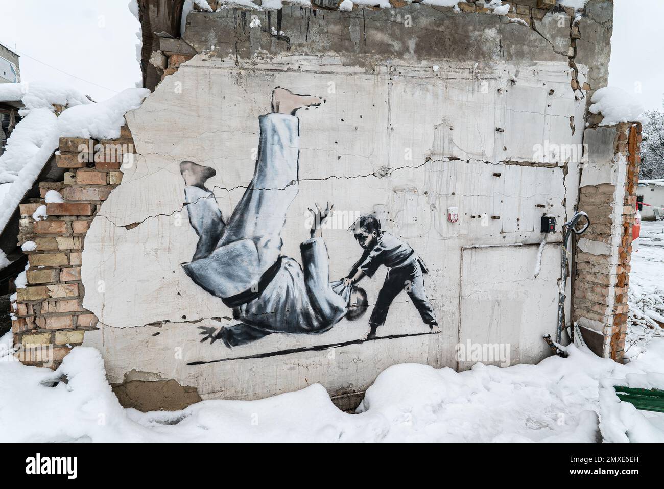 Banksy ukraine hi-res stock photography and images - Alamy