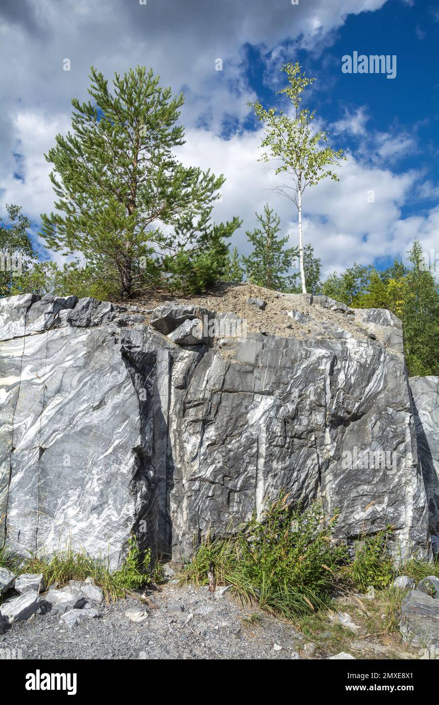 Ruskeala Mountain Park, Italian Marble Quarry, Republic of Karelia ...