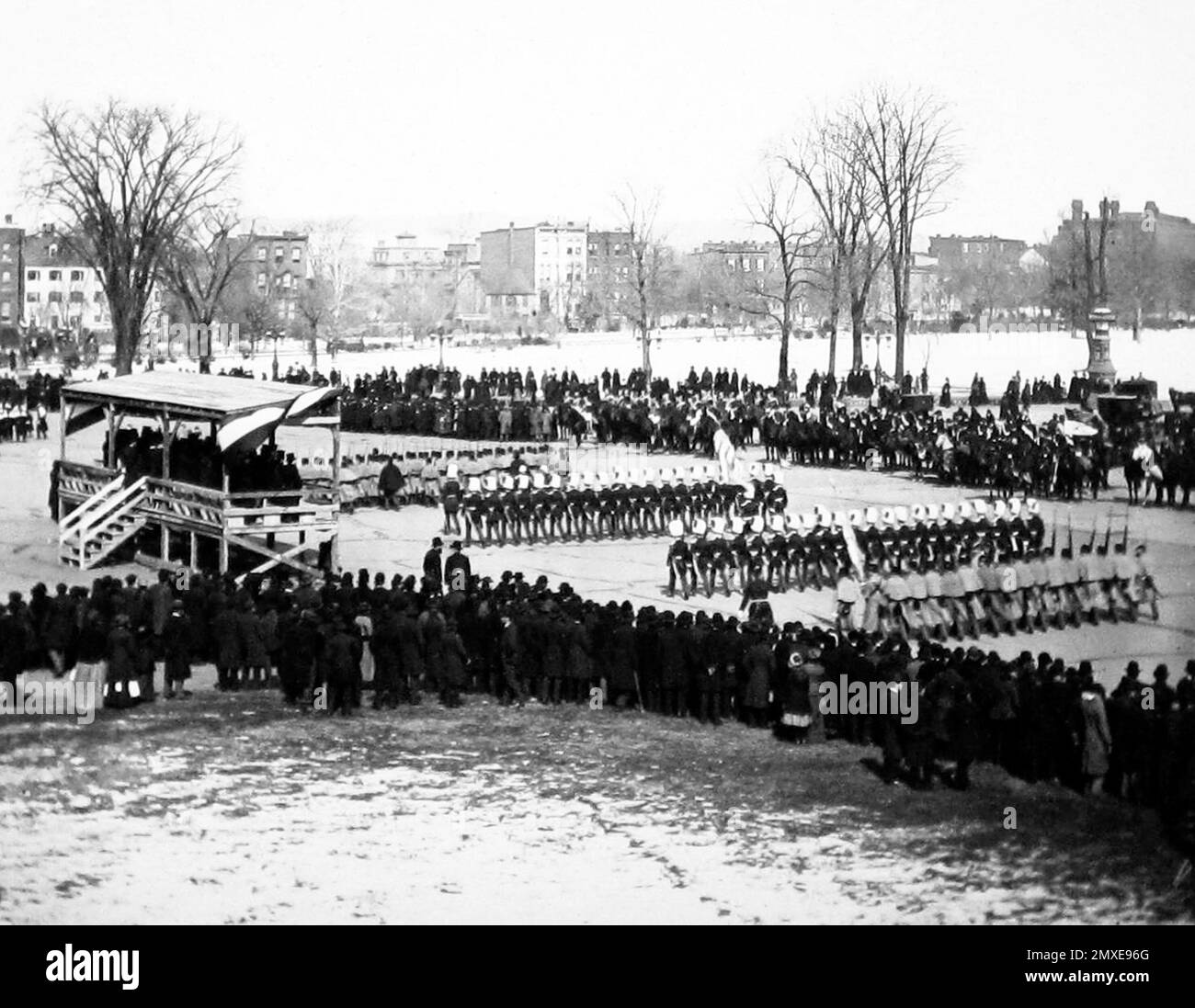 Inauguration ceremony in washington, dc Black and White Stock Photos ...