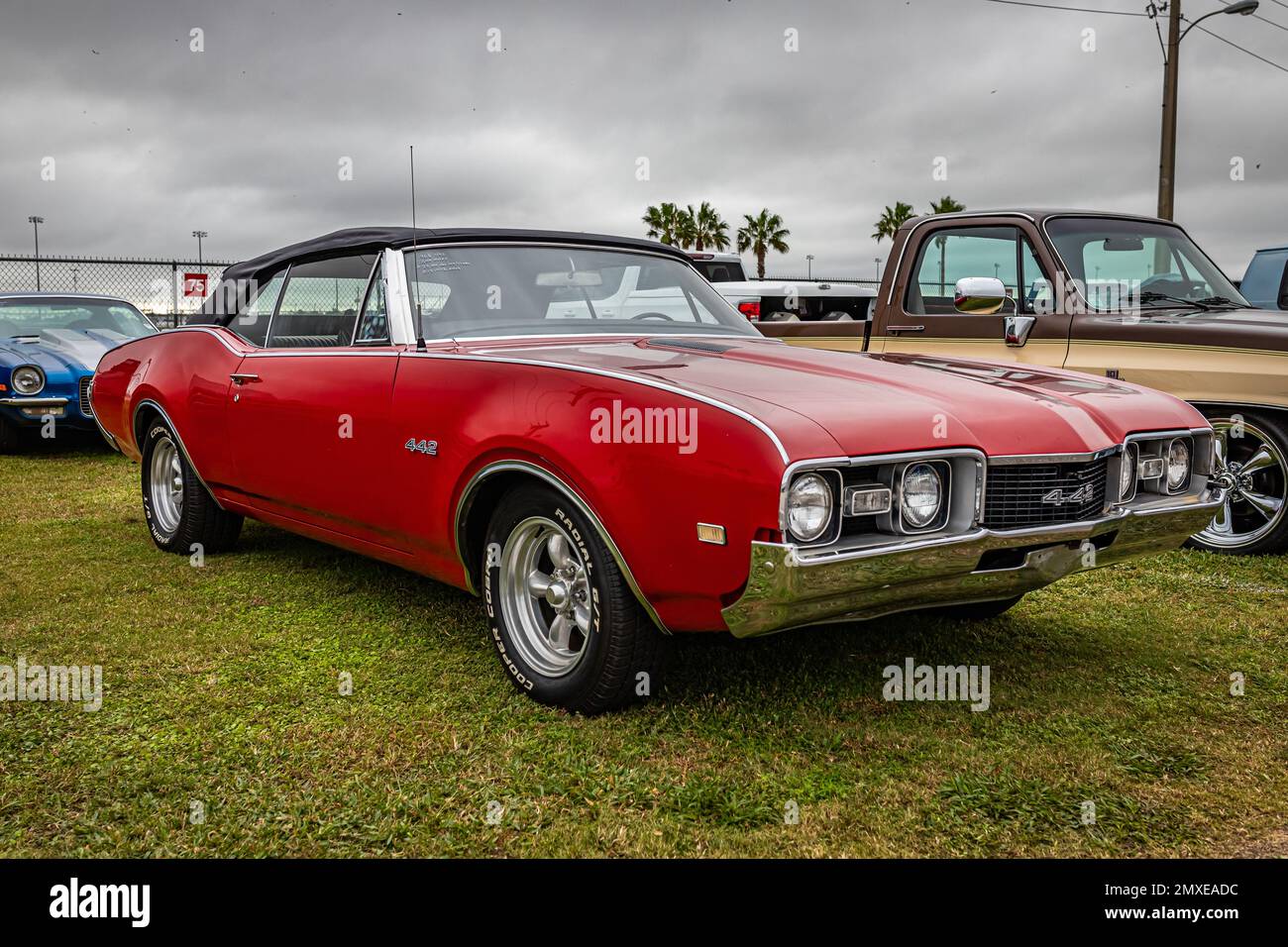 Daytona Beach, FL - November 26, 2022: Low perspective front corner ...