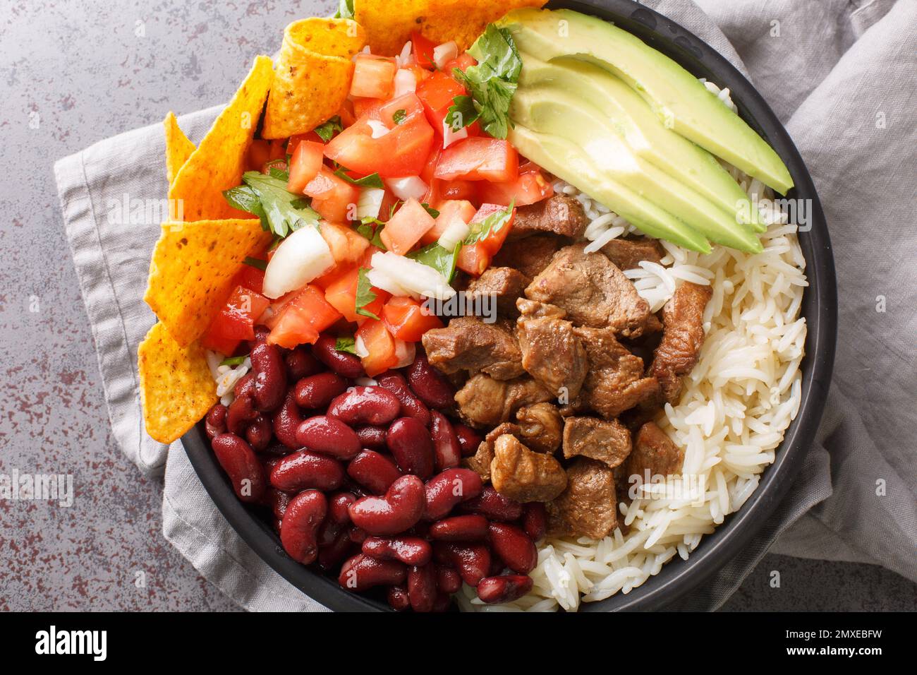 Chifrijo is a Costa Rican dish consisting mainly of stewed beans, white ...
