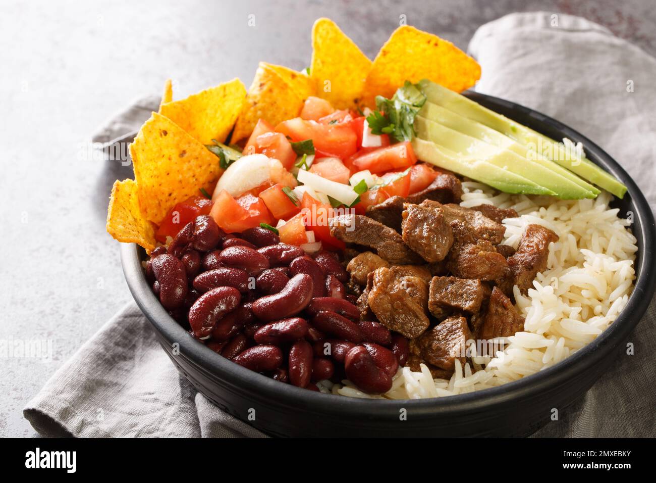 Chifrijo is a delicious traditional Costa Rican dish made with red ...