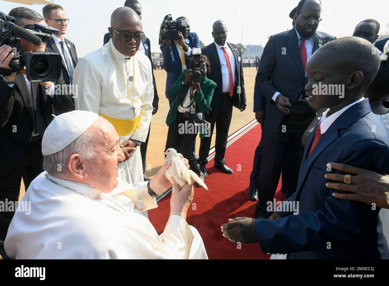 Kinshasa, Kongo. 03rd Feb, 2023. Africa, South Sudan, 2023/2/3 . Pope ...
