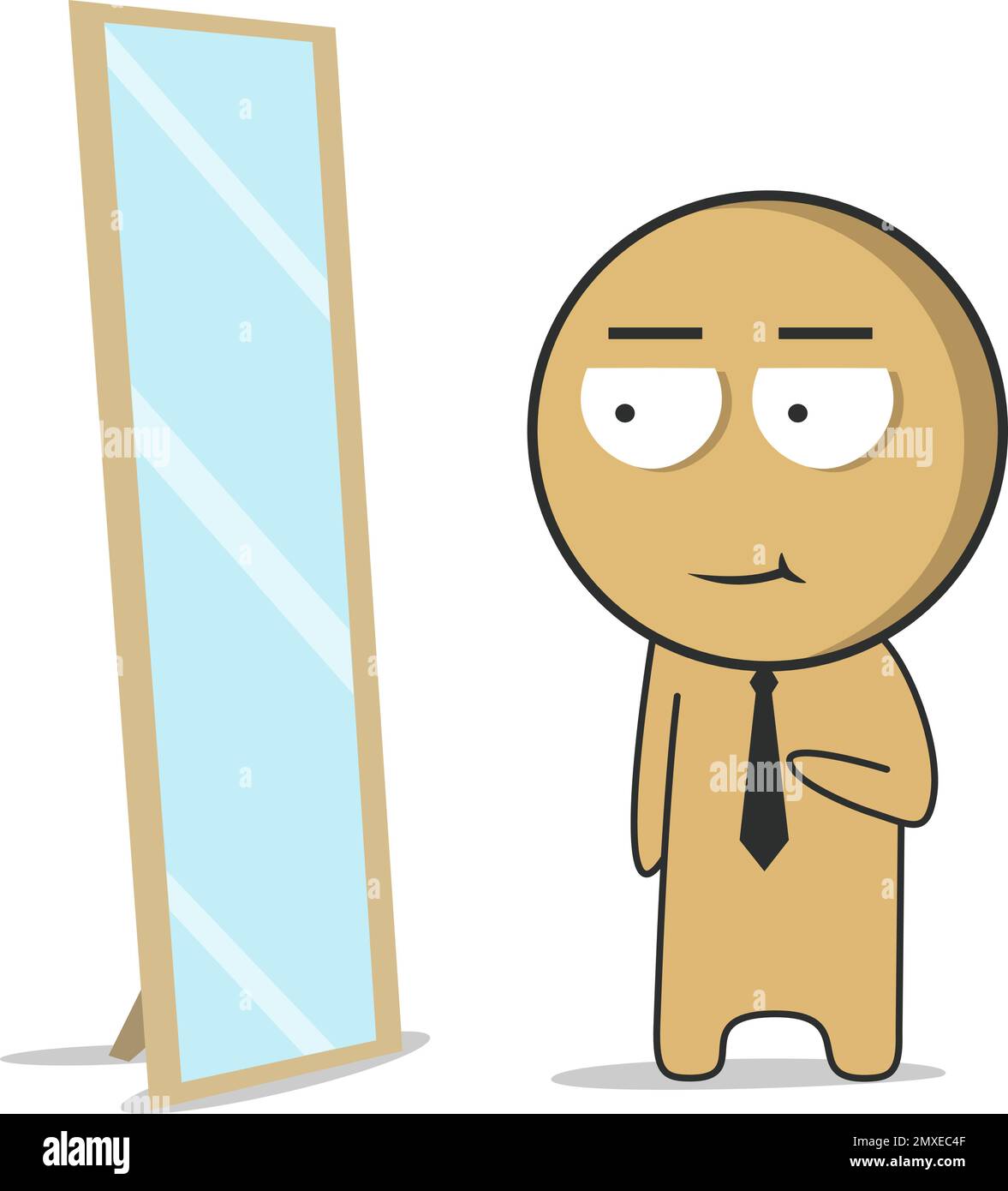 Standing up in his hand Stock Vector Images - Alamy