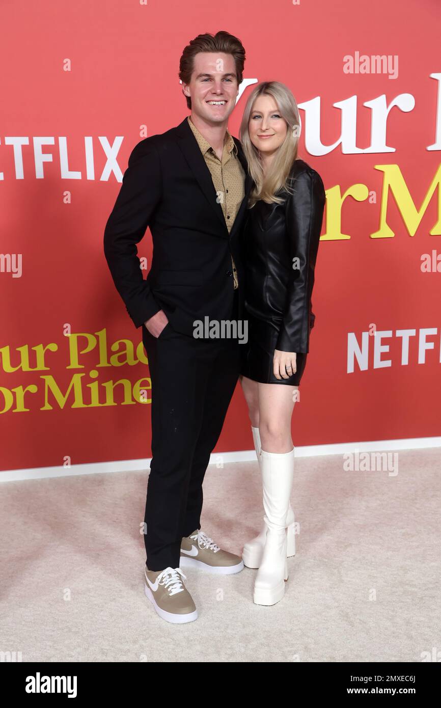 2 February 2023 -Los Angeles, California - Maya Leppard, Hunter Leppard ...