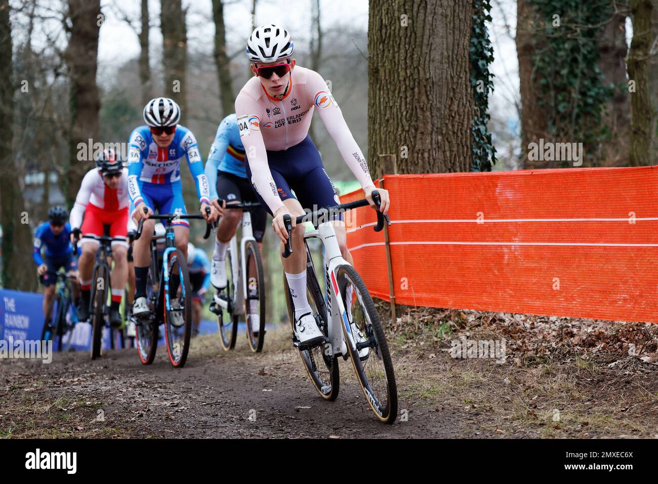 HOOGERHEIDE - Tibor Del Grosso in action during the team relay part of ...