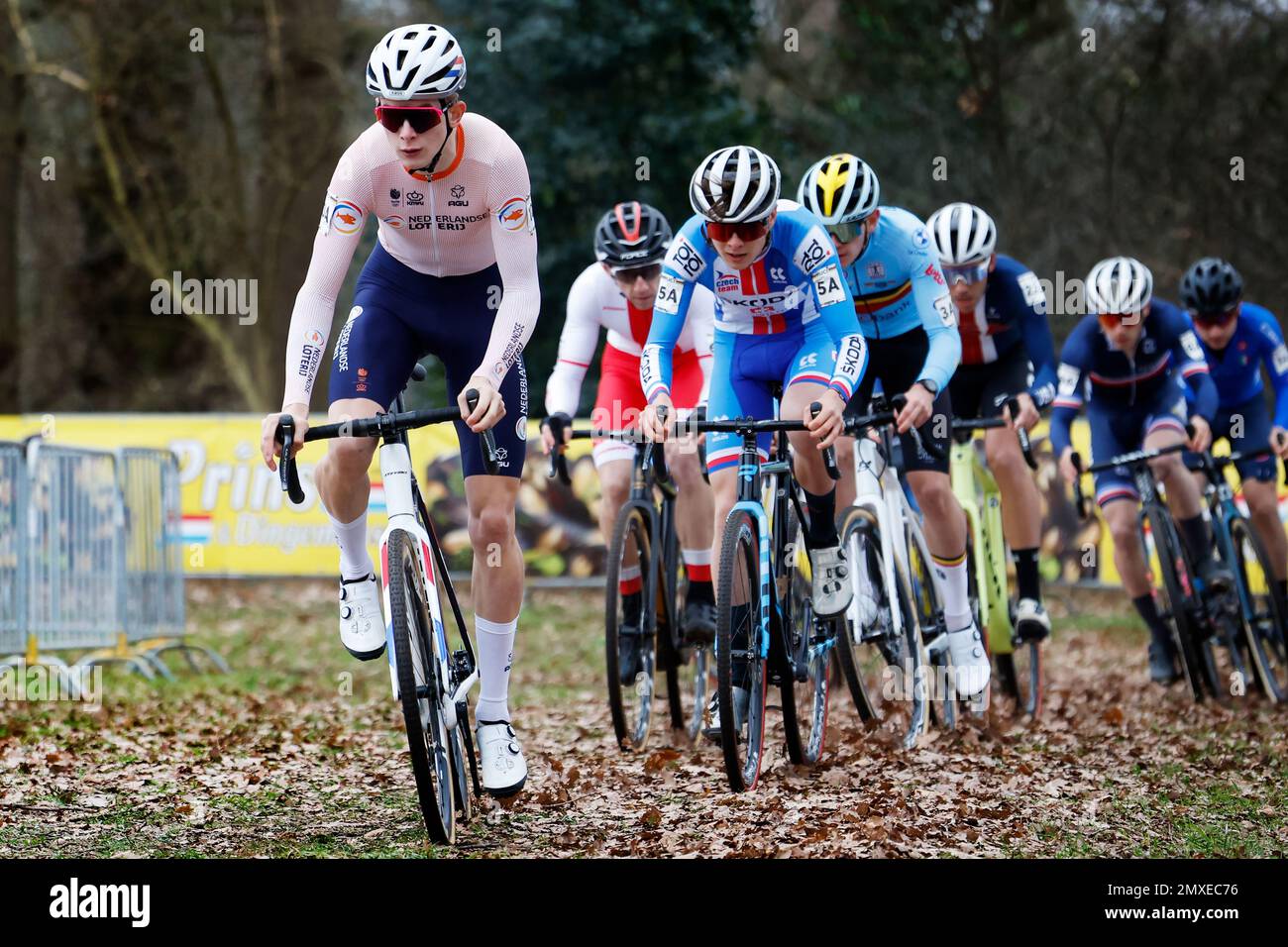 HOOGERHEIDE - Tibor Del Grosso in action during the team relay part of ...
