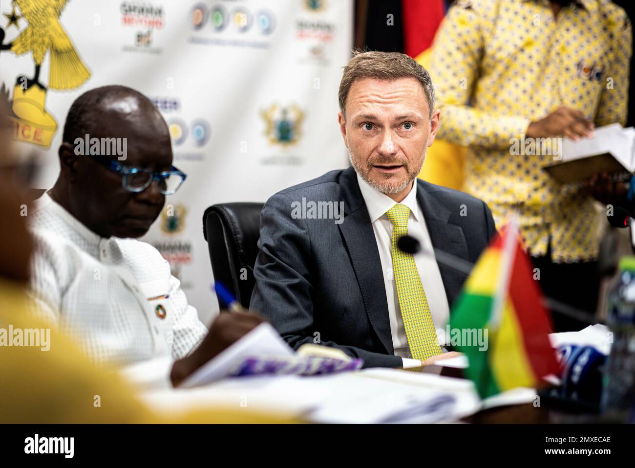 Accra, Ghana. 03rd Feb, 2023. Federal Minister of Finance Christian ...