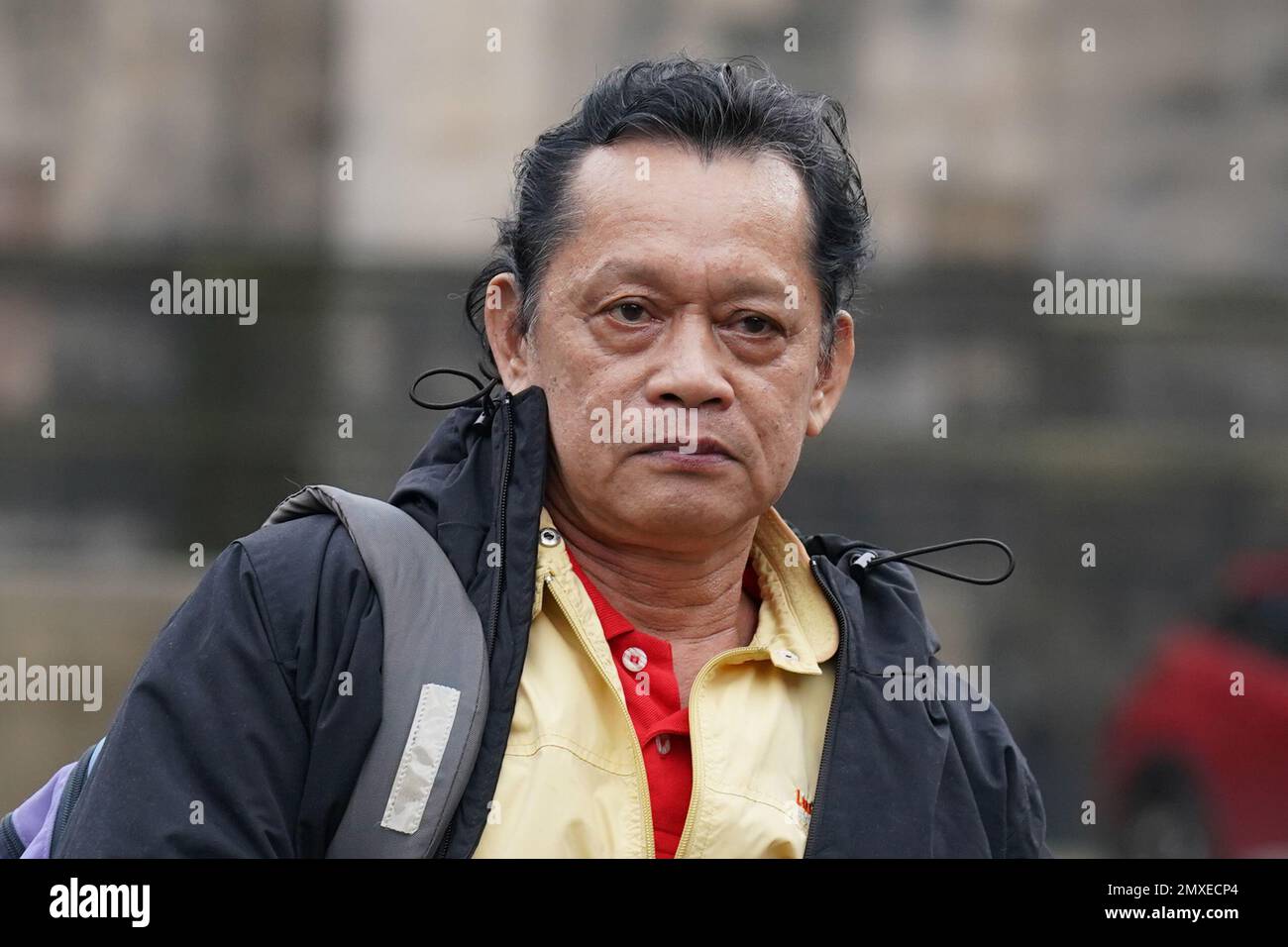 Bennylyn Burke's father Ben Aquino arrives at Edinburgh High Court ...