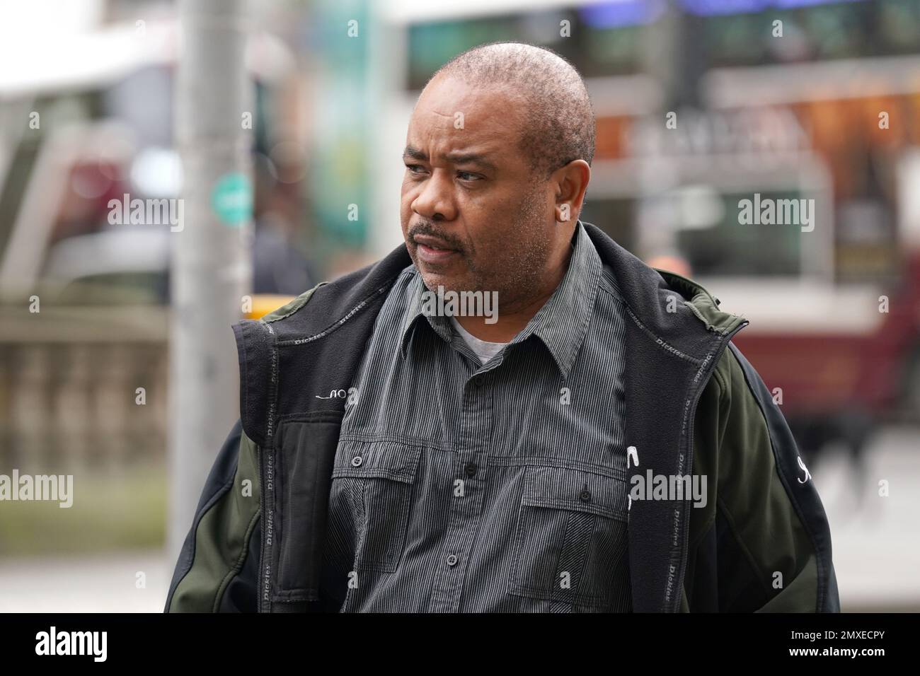 Witness Lexington Burke arrives at Edinburgh High Court where Andrew ...