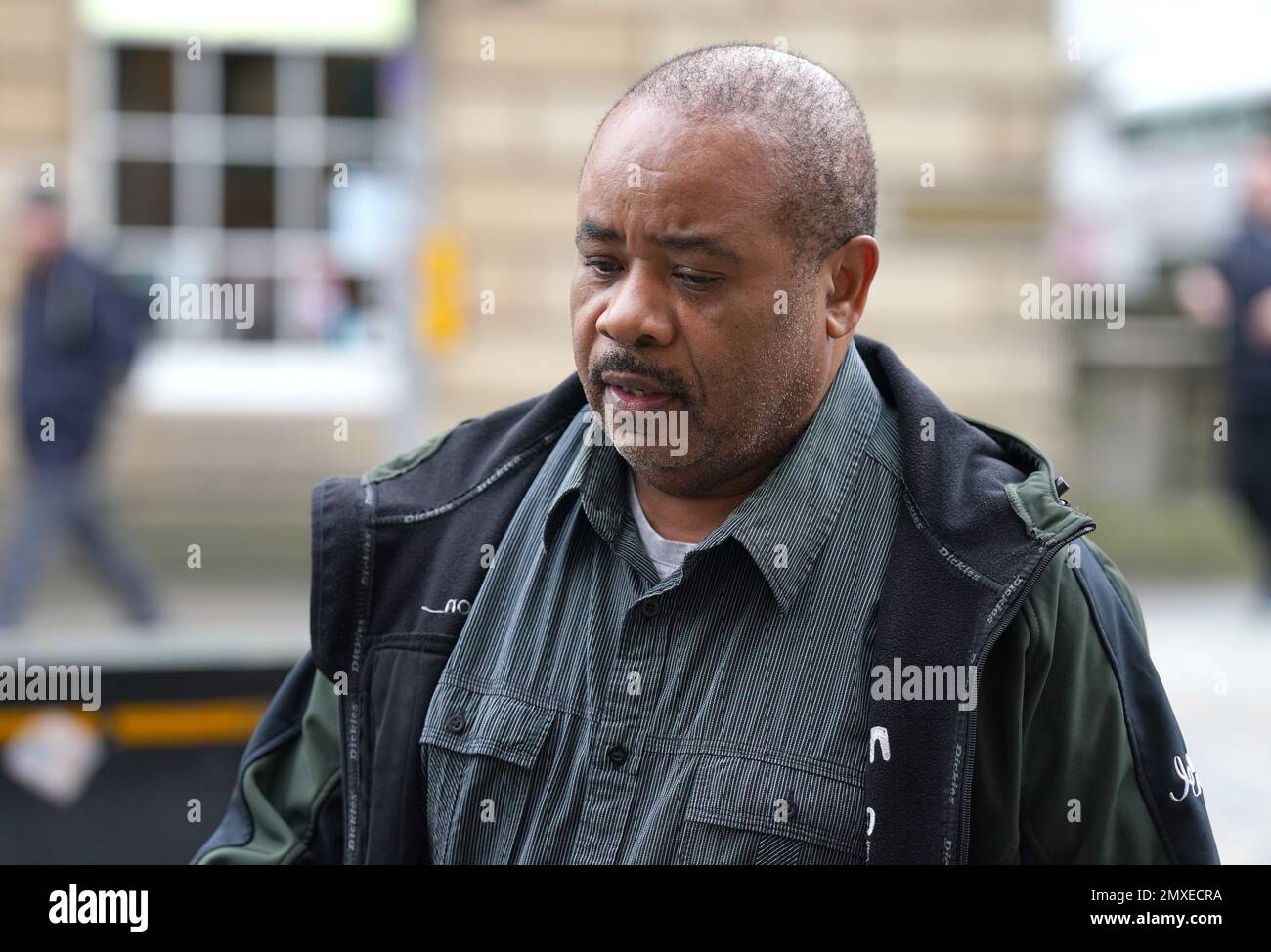 Witness Lexington Burke arrives at Edinburgh High Court where Andrew ...