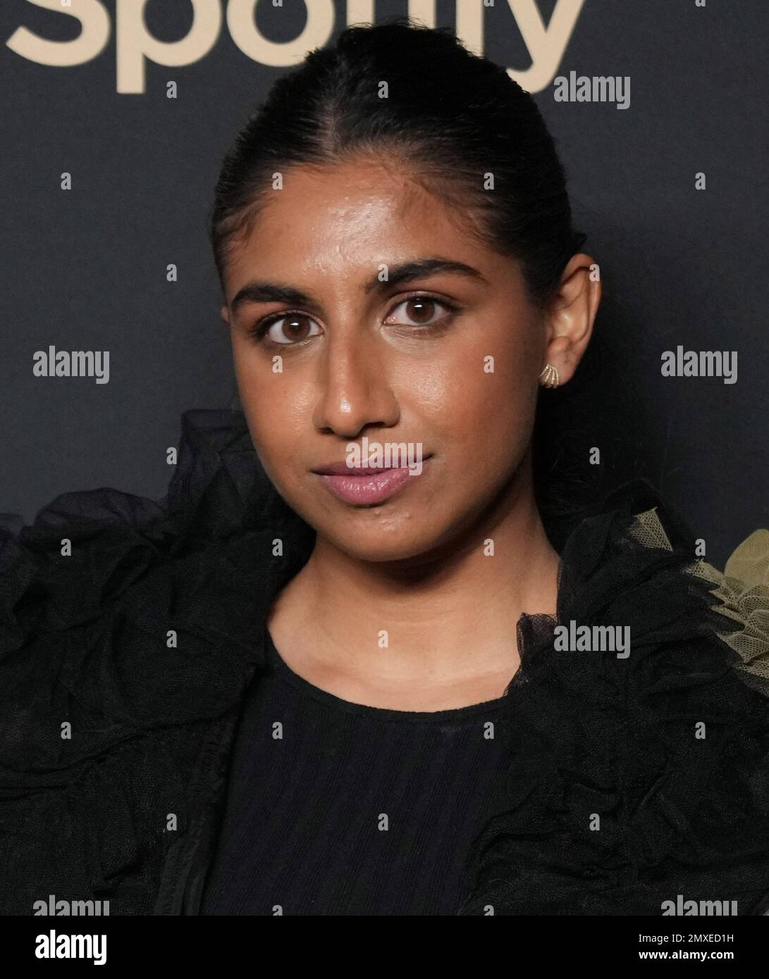 Monica Padman arrives at the Spotify's 2023 Best New Artist Party held ...