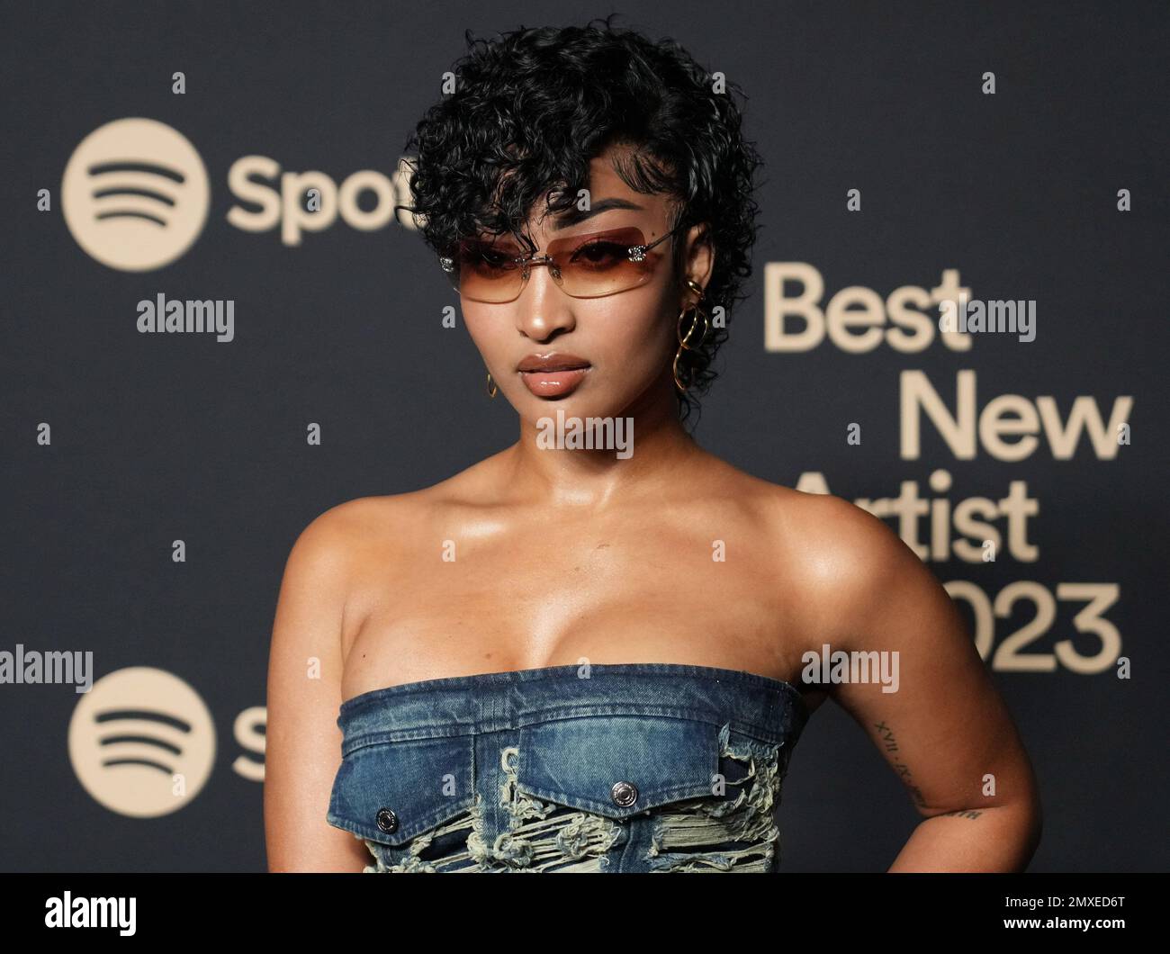 Shenseea arrives at the Spotify's 2023 Best New Artist Party held at ...
