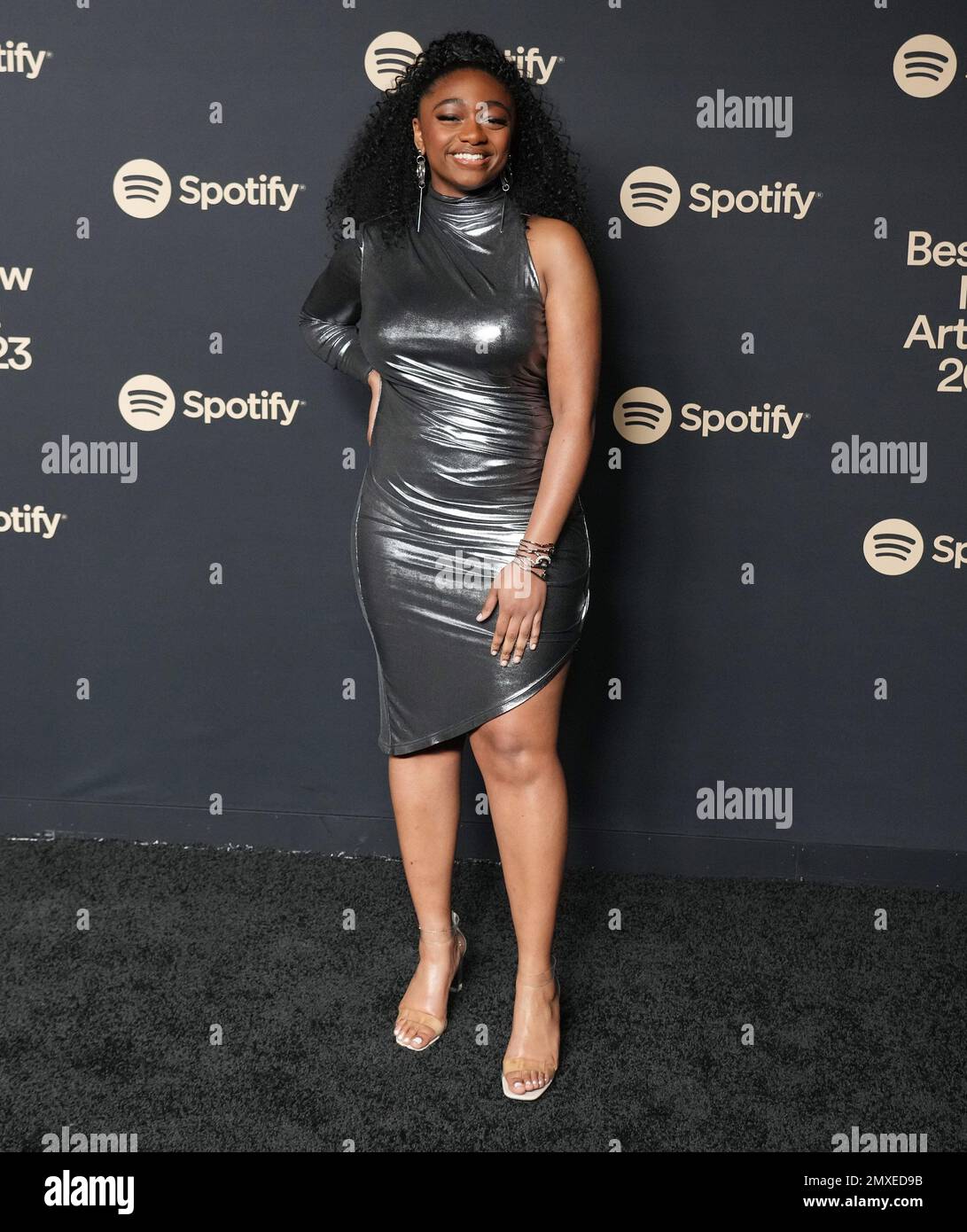 Samara Joy arrives at the Spotify's 2023 Best New Artist Party held at ...