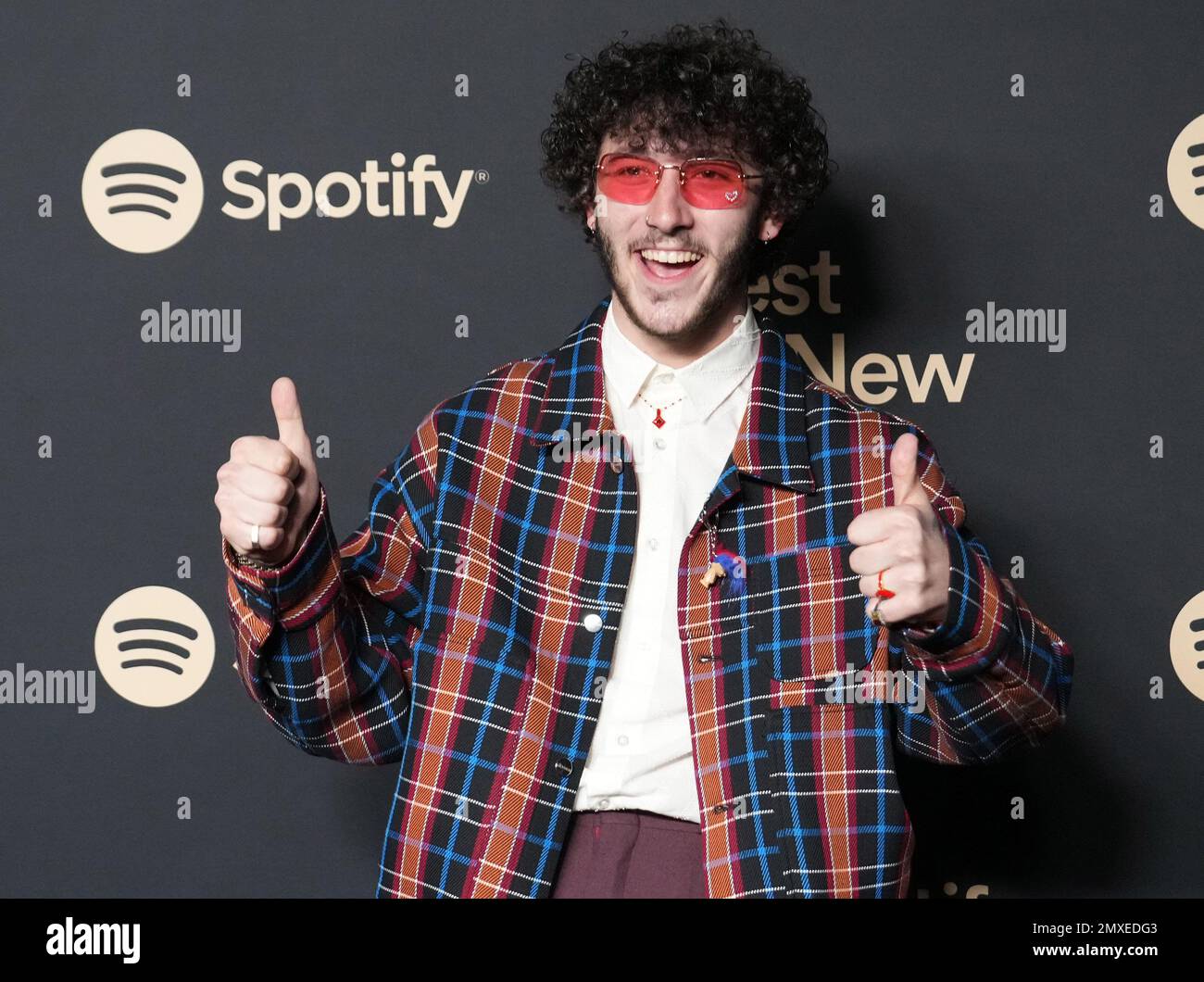 Los Angeles, USA. 02nd Feb, 2023. Frankie Jonas arrives at the Spotify's 2023 Best New Artist ...