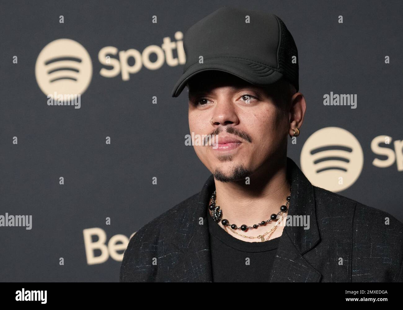Los Angeles, USA. 02nd Feb, 2023. Evan Ross arrives at the Spotify's ...