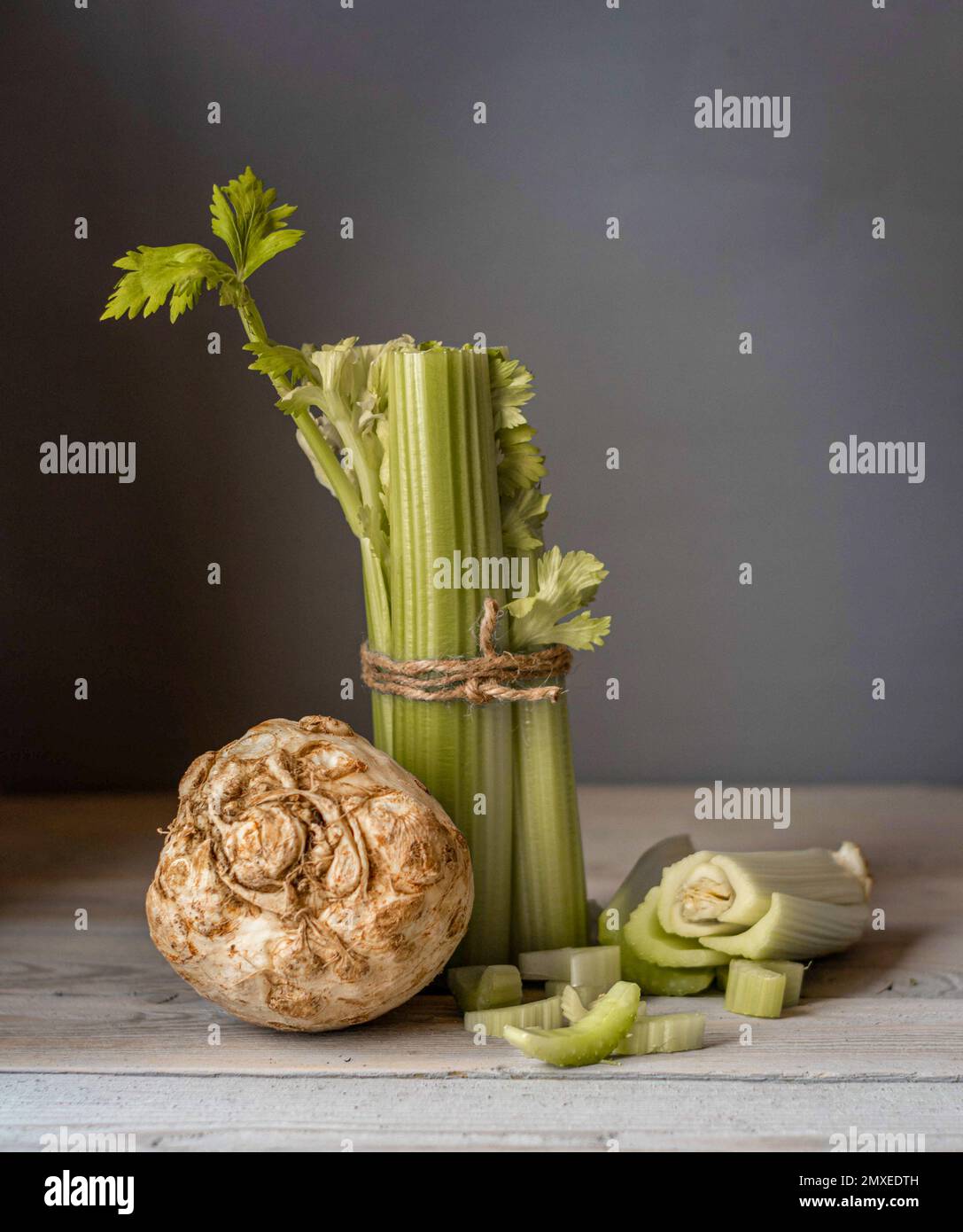 Design green celery texture hi-res stock photography and images - Alamy