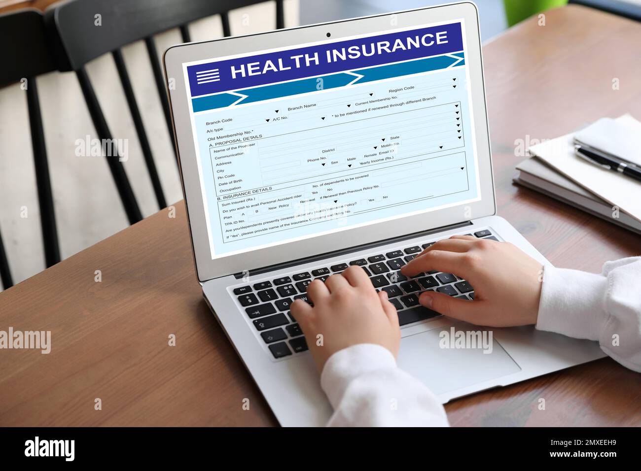 Health insurance claim computer hi-res stock photography and images - Alamy