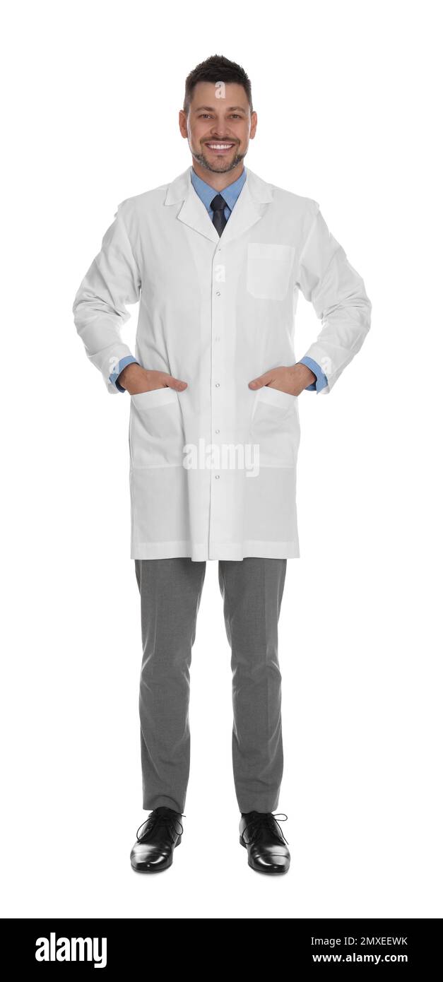 In lab coat Cut Out Stock Images & Pictures - Alamy