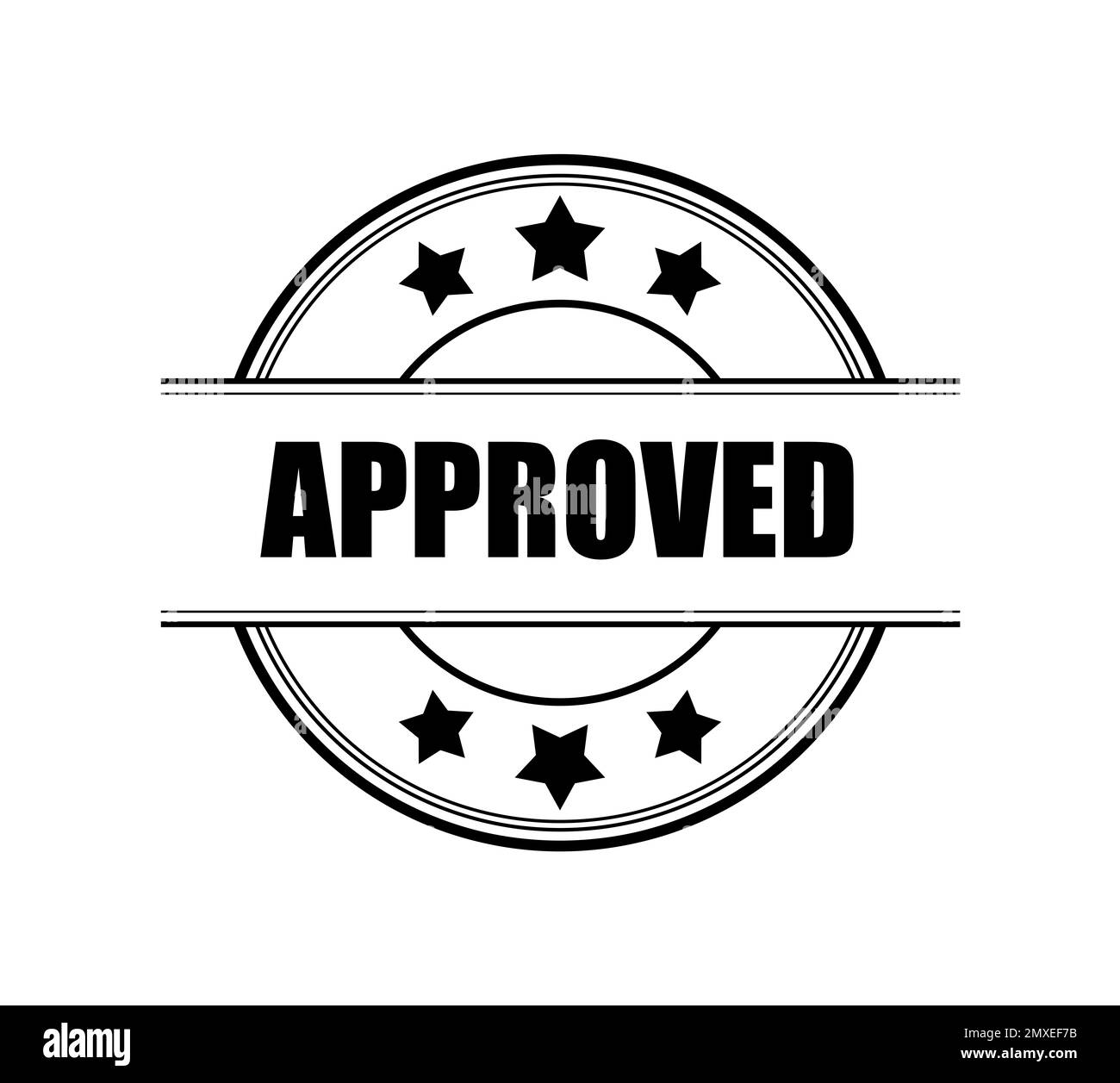 Approved stamp template hi-res stock photography and images - Alamy