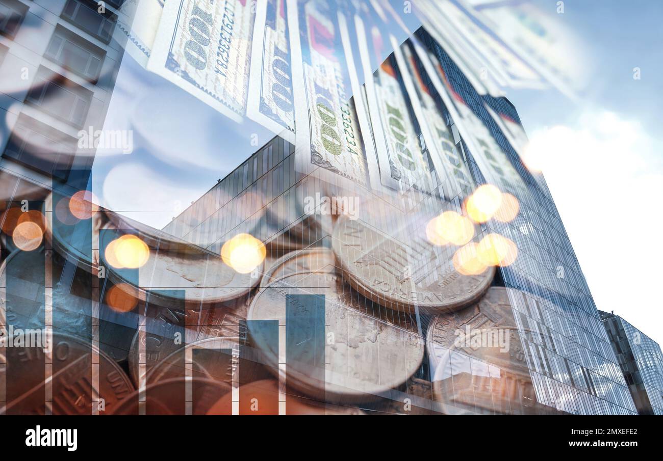 Bank building us dollar bill hi-res stock photography and images - Alamy