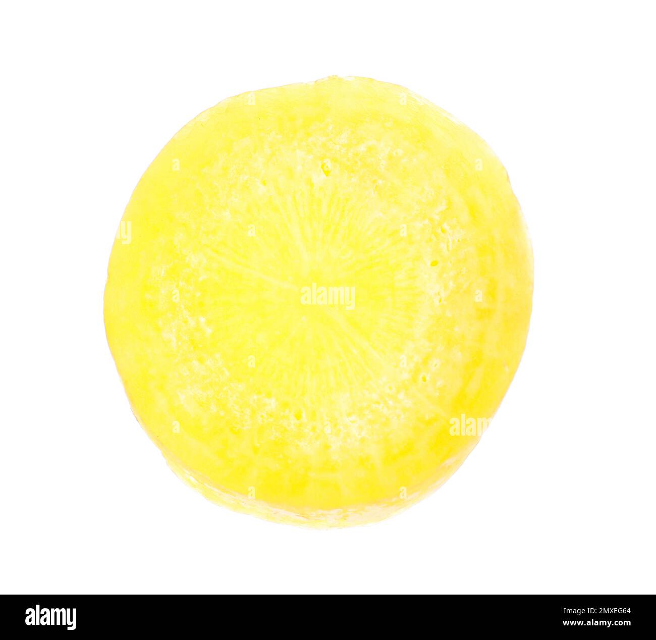 Slice of raw yellow carrot isolated on white Stock Photo - Alamy