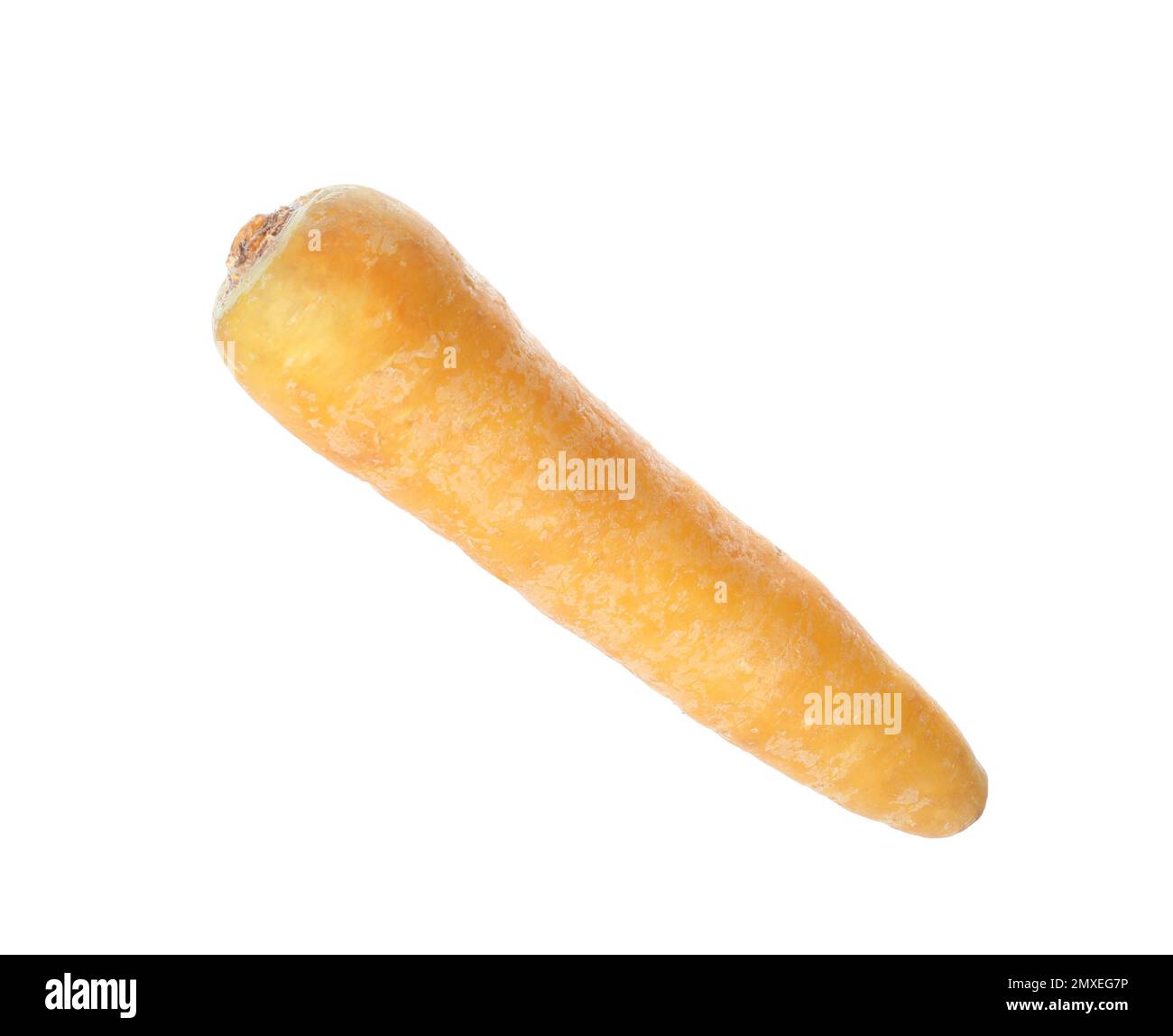 Fresh raw yellow carrot isolated on white Stock Photo - Alamy