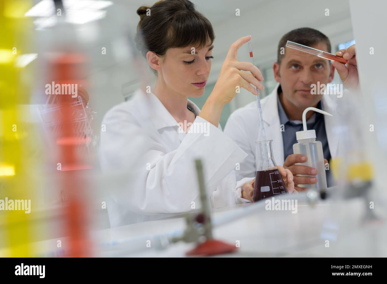 scientists team working in laboratory Stock Photo - Alamy