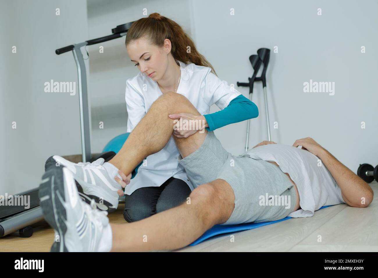 concept of knee mobility program Stock Photo - Alamy